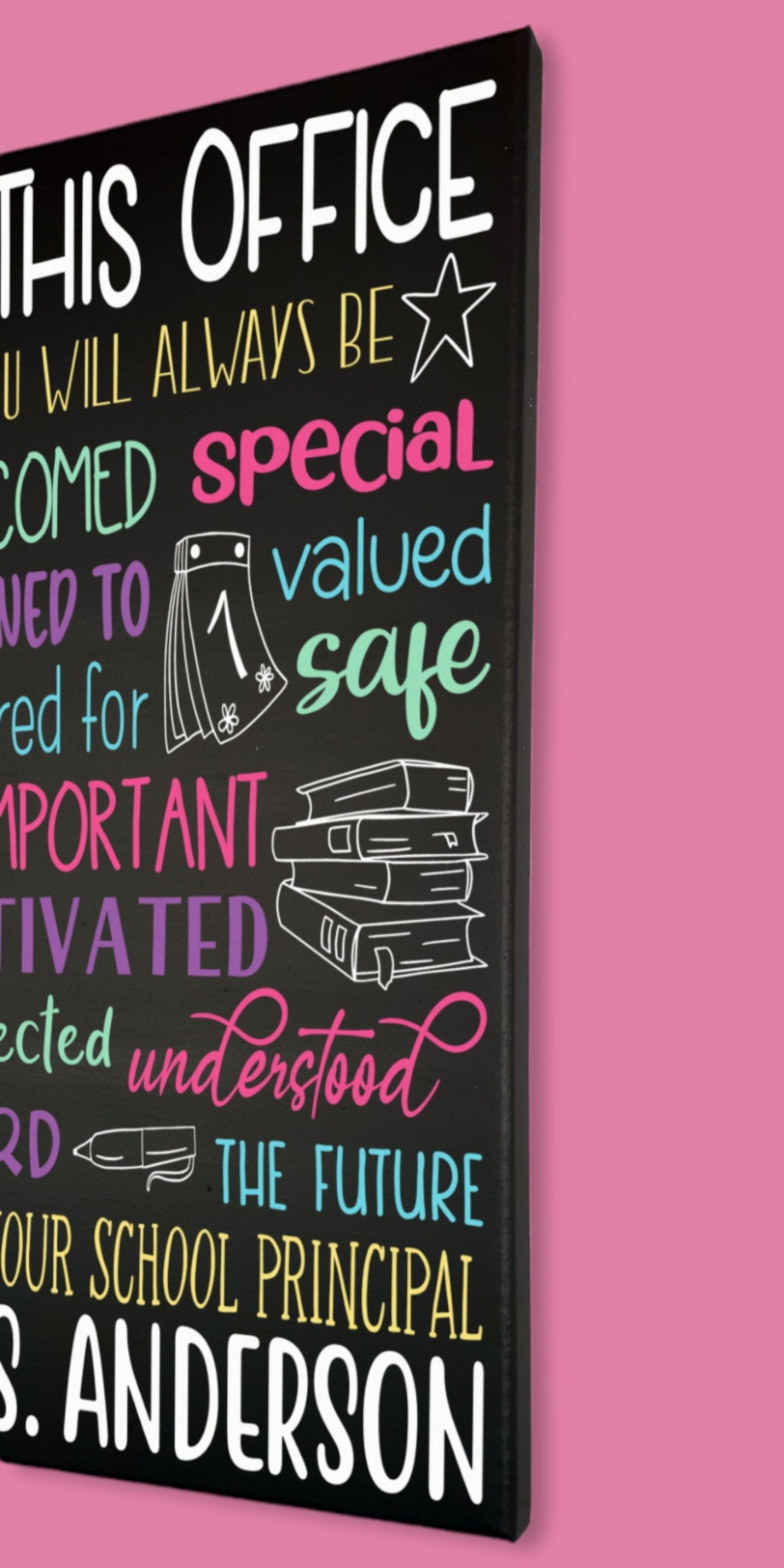 School Principal Office Decor Principal Gift Personalized - Etsy