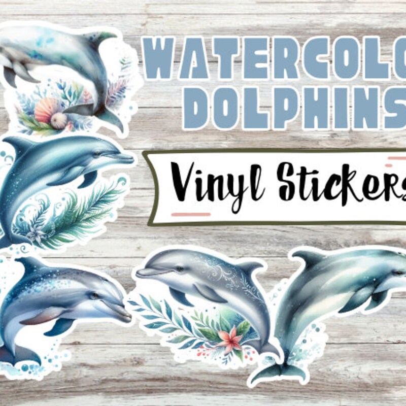Dolphin Sticker - Etsy