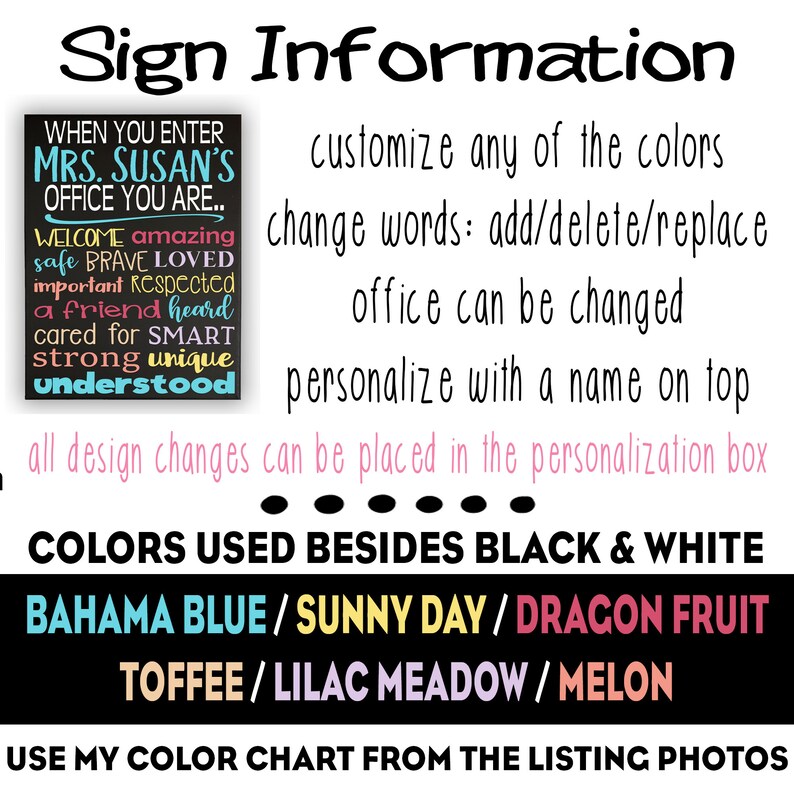 When You Enter This Office Personalized Office Sign - Etsy