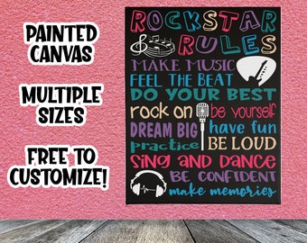 Rockstar Room Decor - Etsy