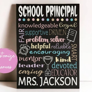 School Principal Office Sign, Gift for Principal, School Office Decor ...