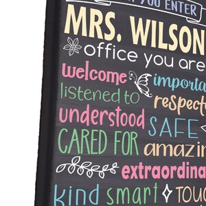 When You Enter This Office, School Counselor, School Office Decor ...