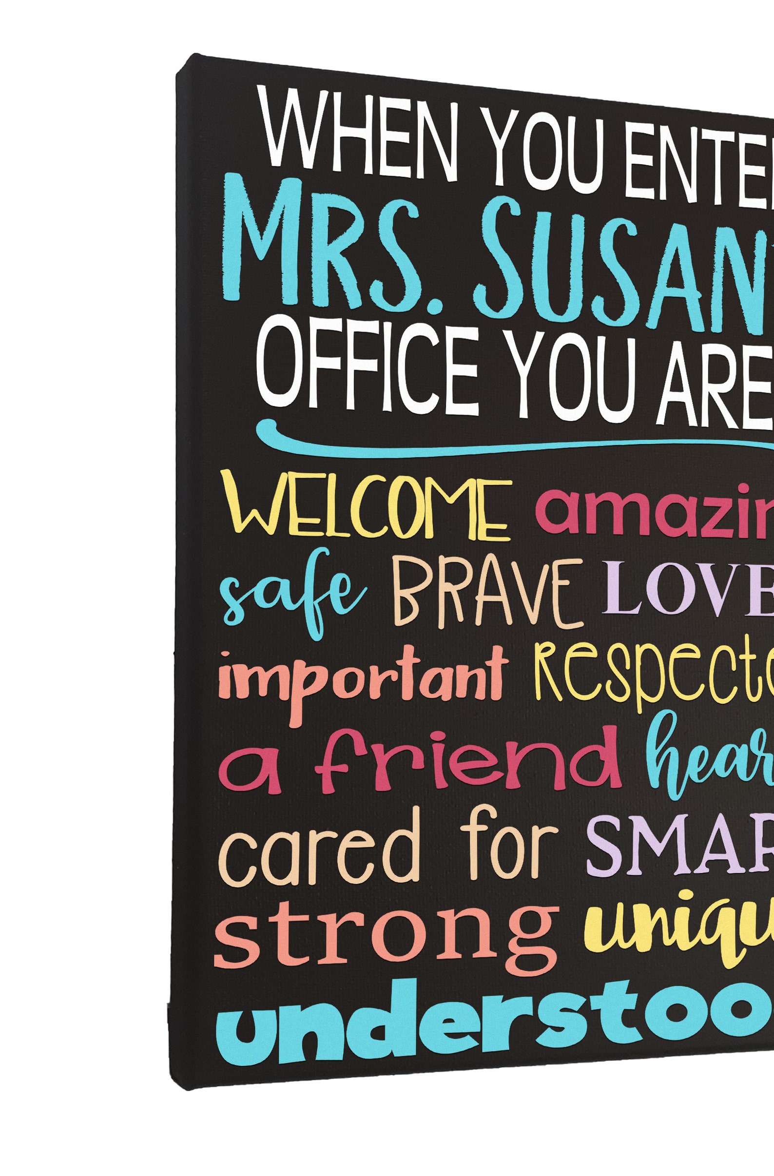 When You Enter This Office Personalized Office Sign - Etsy