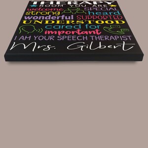 Speech Therapy Room Sign Gift for Speech Therapist - Etsy