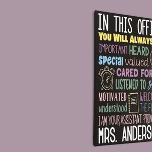 Assistant Principal Office Decor, in This Office You Are, Painted ...
