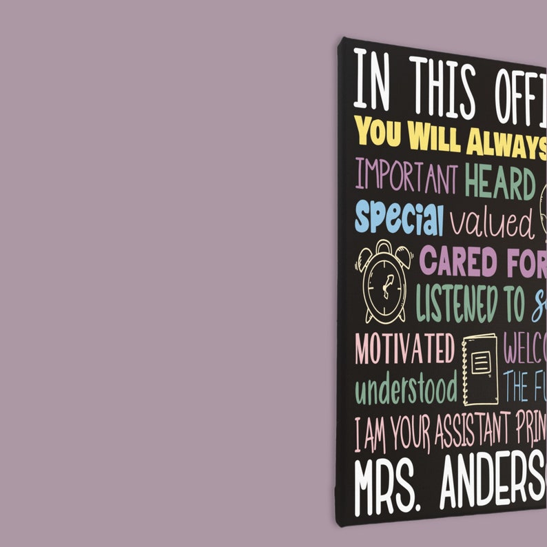 Assistant Principal Office Decor in This Office You Are - Etsy