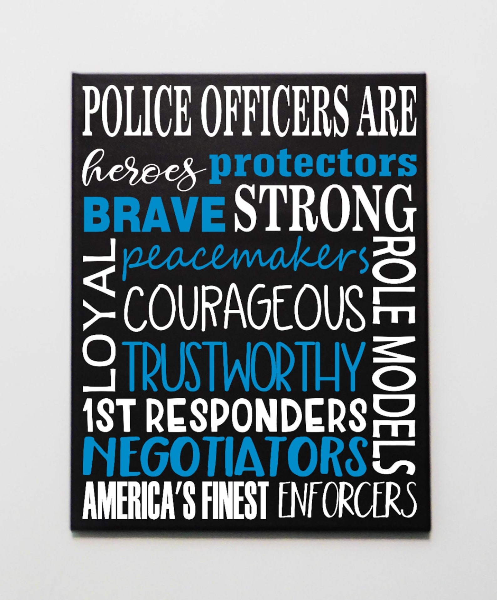 Police Officer Sign Gift for Police Word Art Police Station - Etsy
