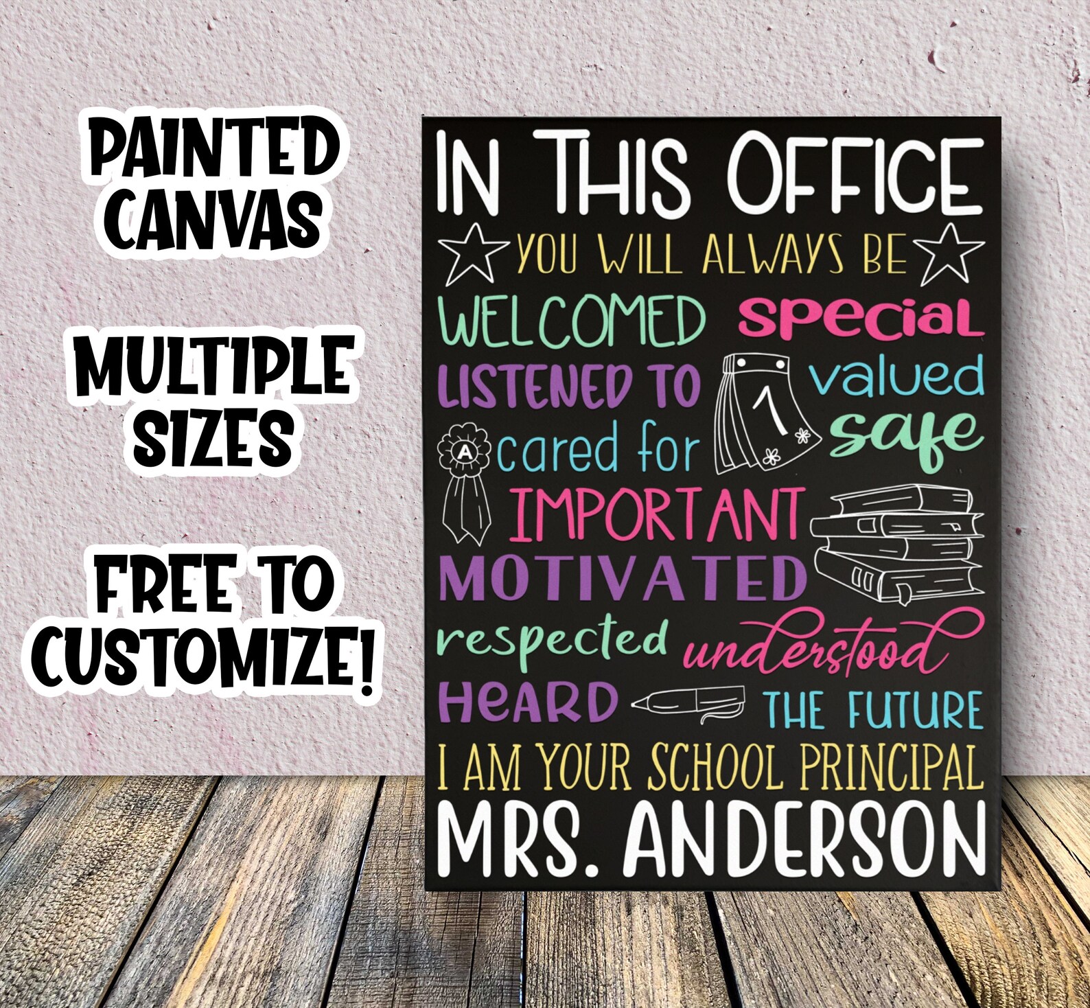 School Principal Office Decor Principal Gift Personalized - Etsy
