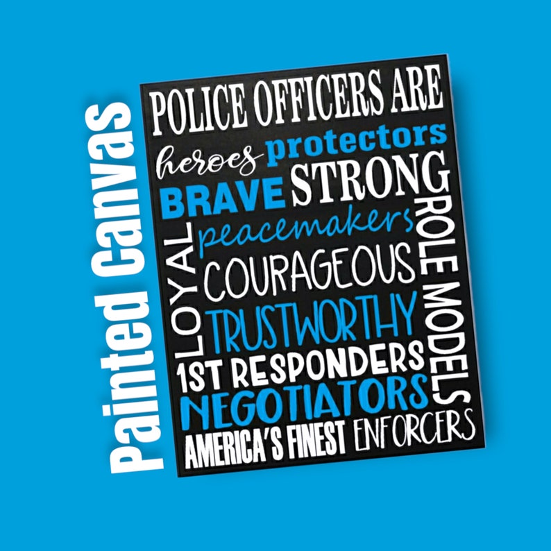 Police Officer Sign Gift for Police Word Art Police Station - Etsy