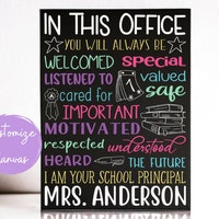 Editable School Principal Printable, School Principal Gift, Principal ...