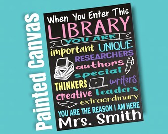 School Library Decor - Etsy
