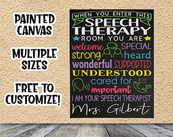 Speech Teacher Sign - Etsy