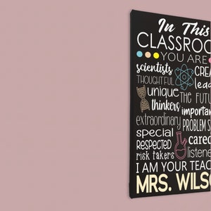 In This Classroom, Science Classroom Decor Middle School, Science ...