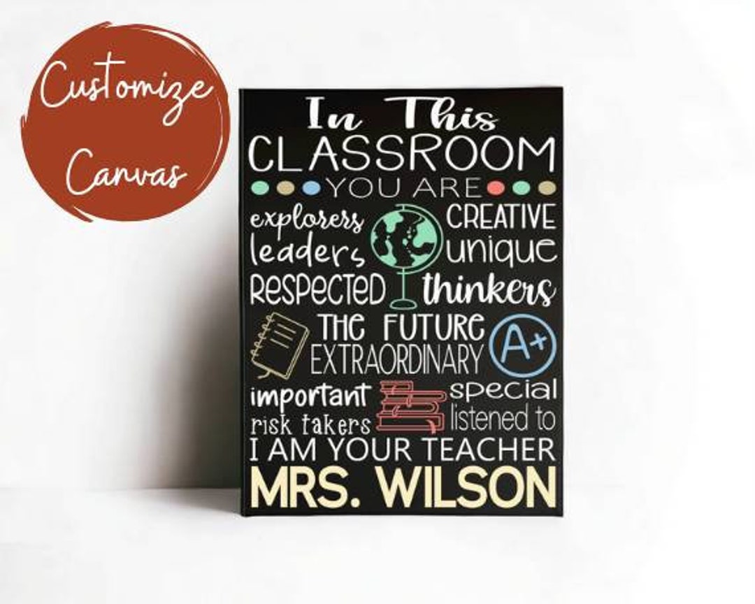 In This Classroom, Social Studies Teacher Gift, History Classroom Decor ...