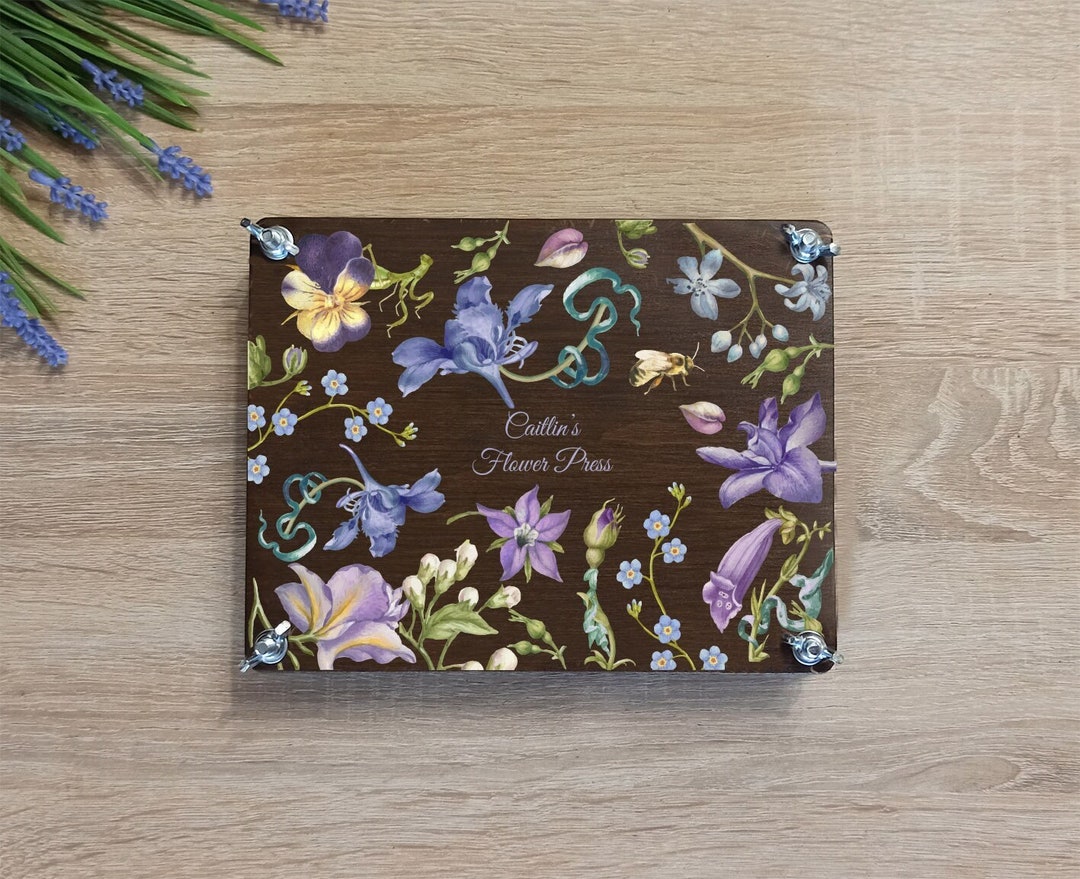 Flower Press Kit, DIY Dried Pressed Flowers Leaves, Birthday Gift, Art ...