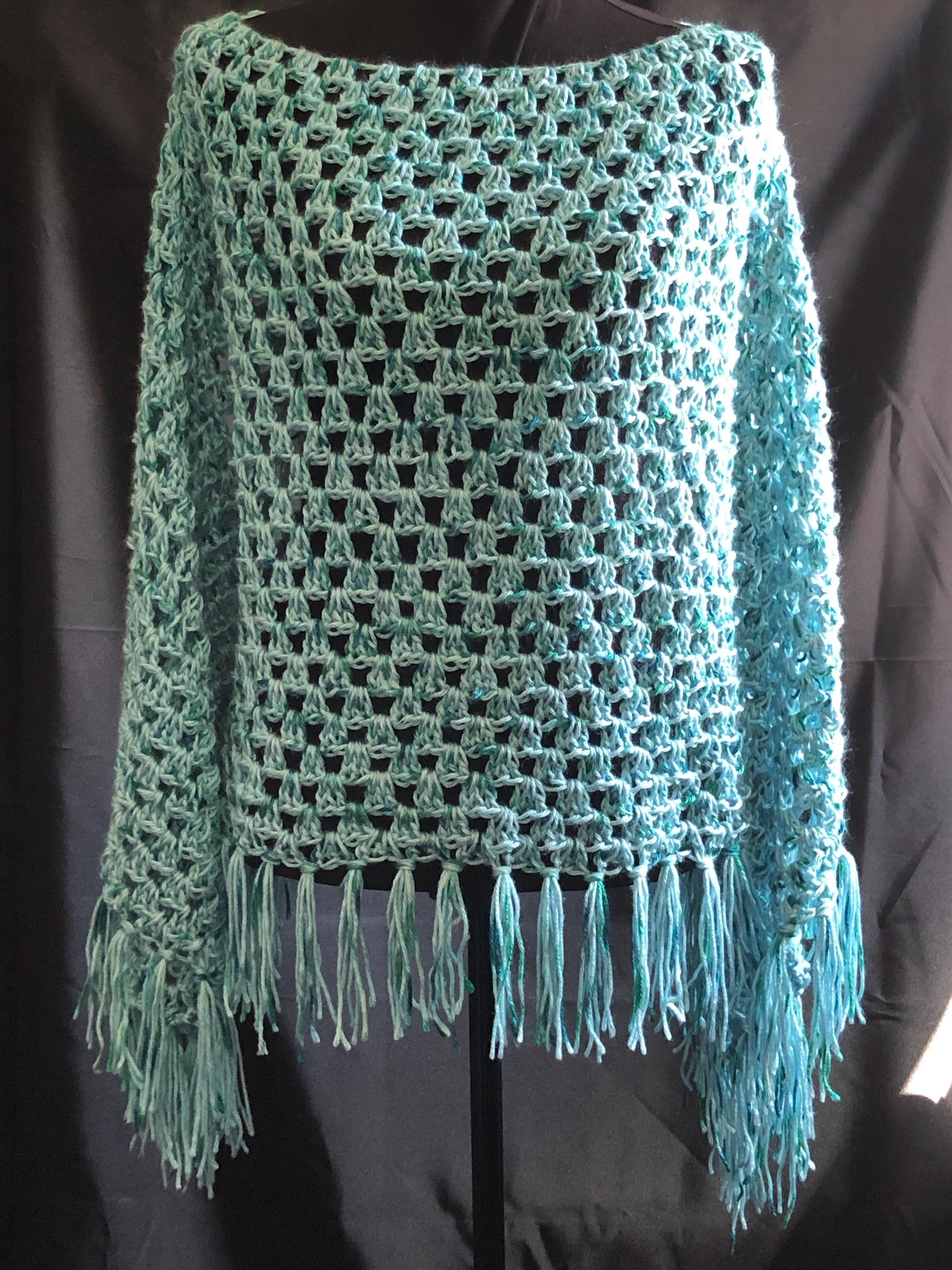 Crochet Poncho - Etsy