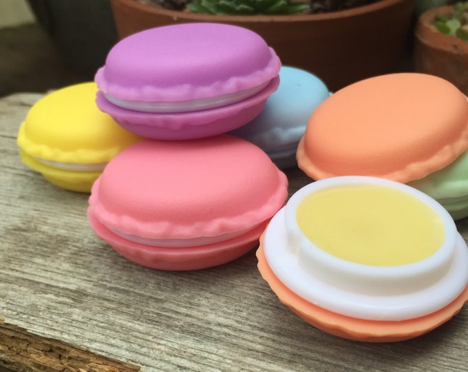 Macaron Lip Balm Compact - Etsy