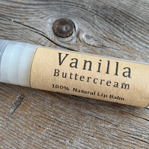 Chubby Chap GIANT .5 Oz Natural Lip Balm, Buttercream Vanilla - Etsy