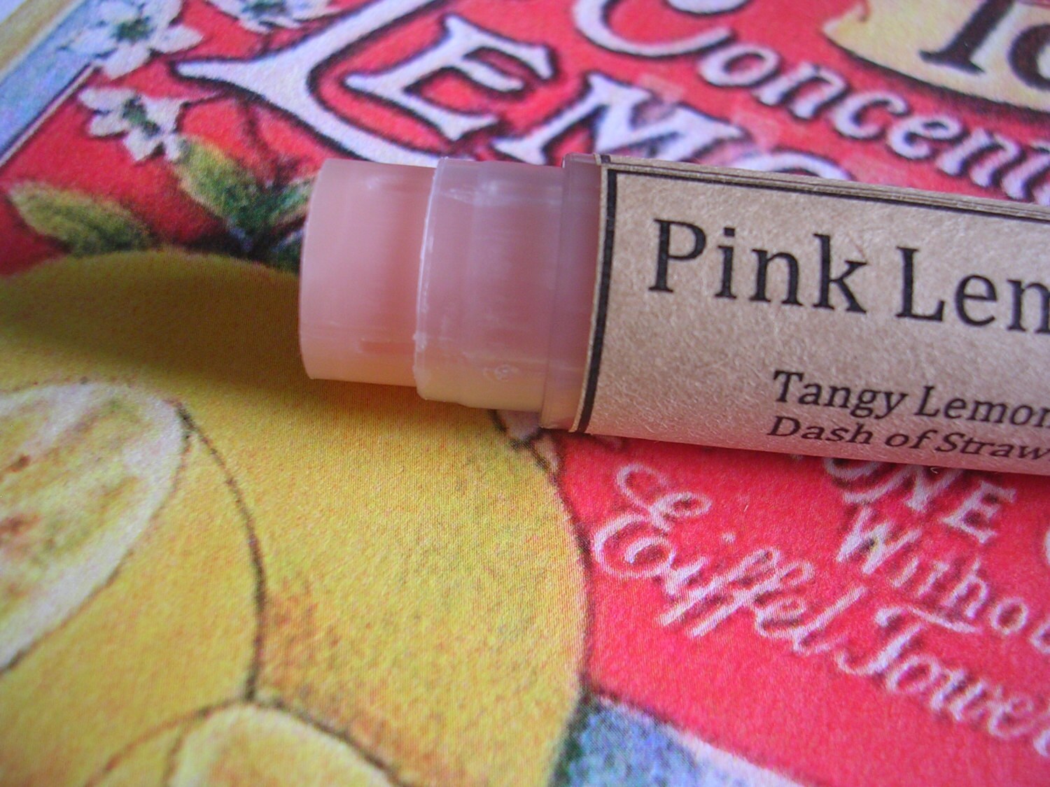 Pink Lemonade Natural Lip Balm | Etsy