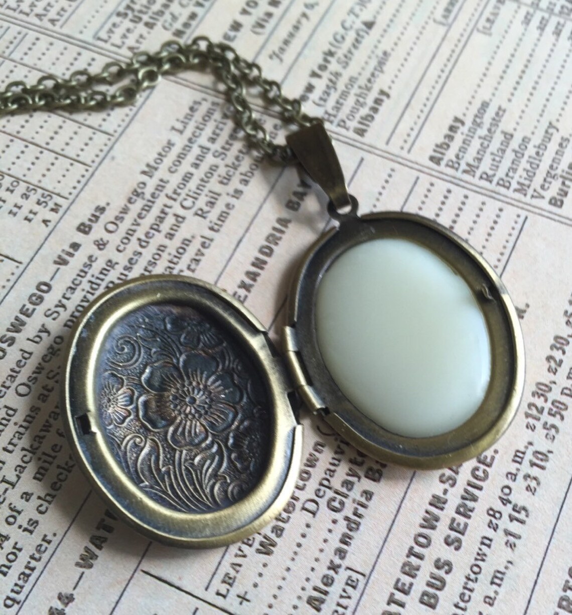 Vintage Style Locket Filled With Solid Perfume - Etsy