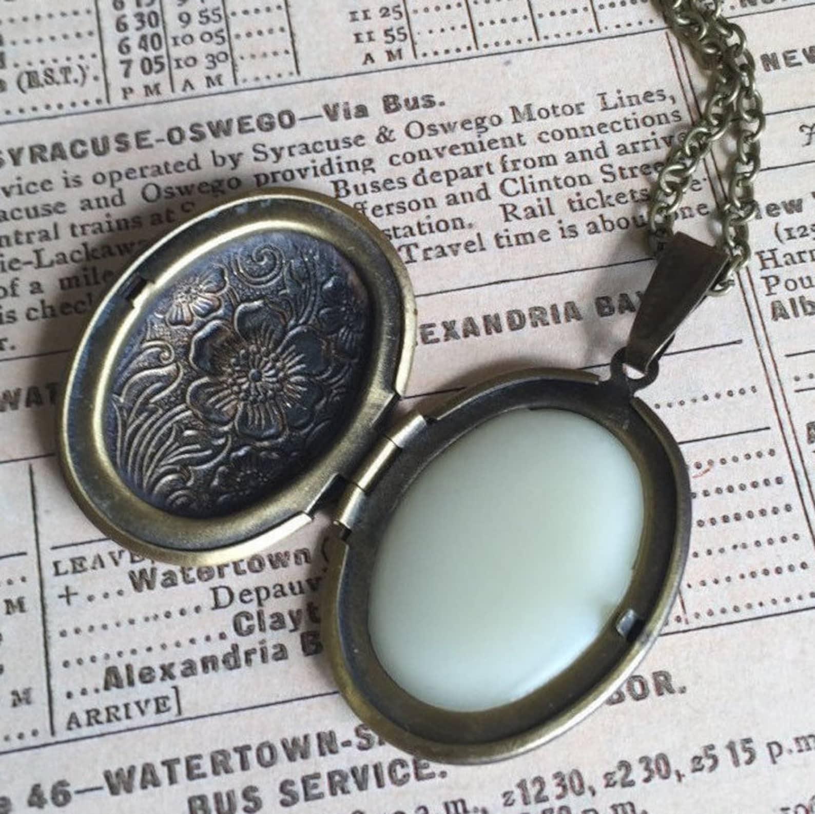 Vintage Style Locket Filled With Solid Perfume - Etsy