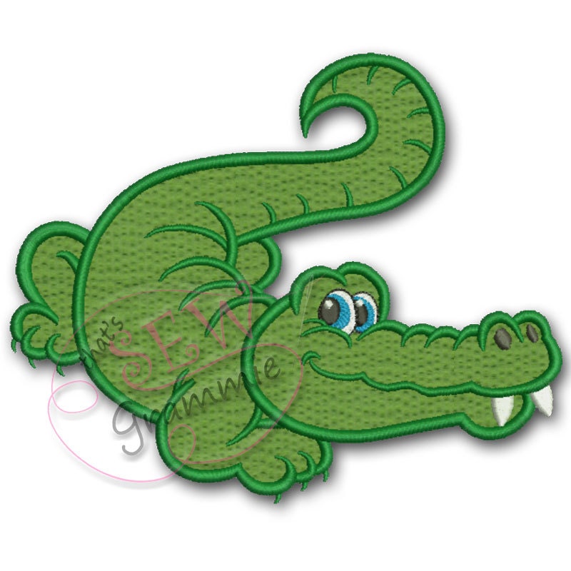 Alligator Applique - Etsy