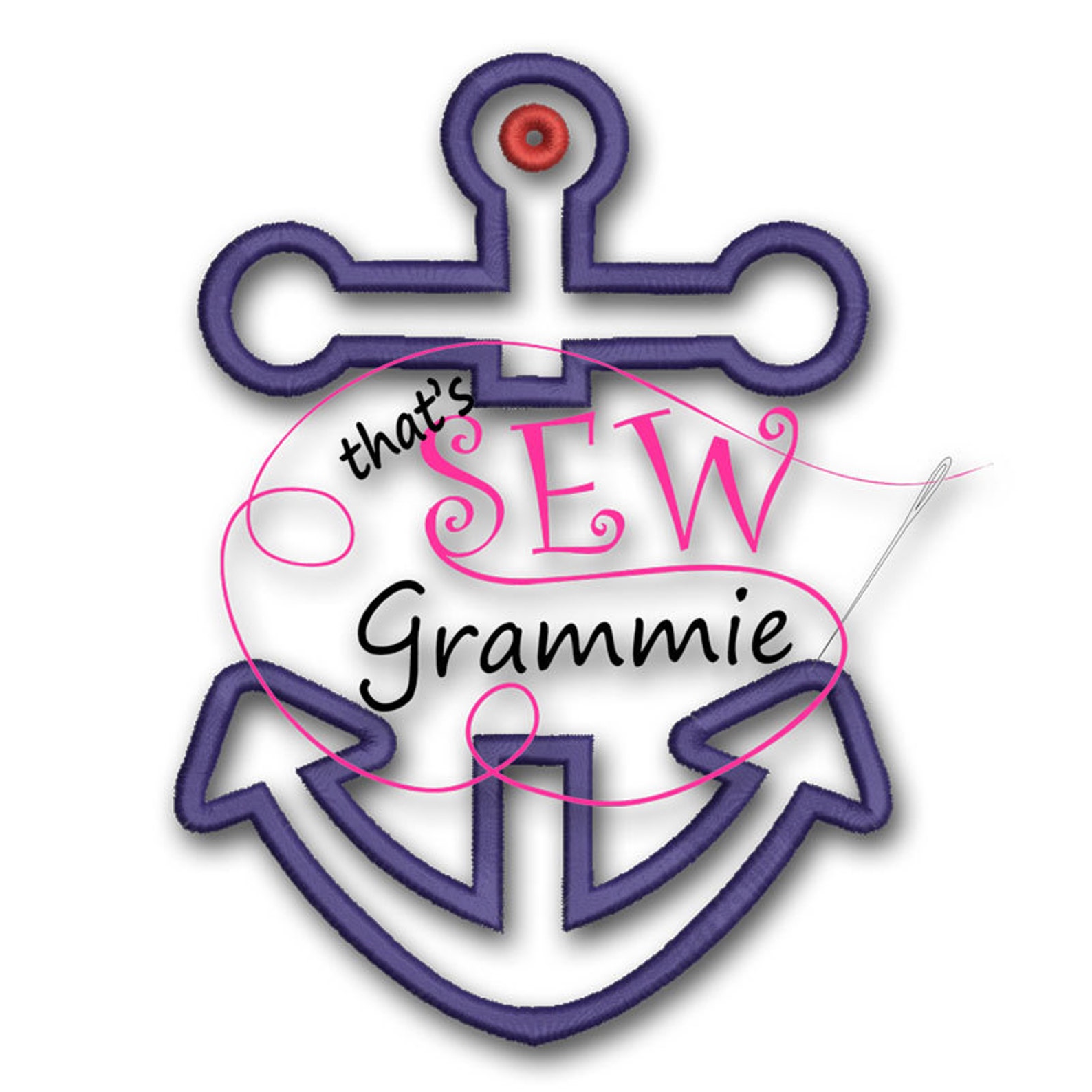 Split Anchor Applique for Monogram - Etsy