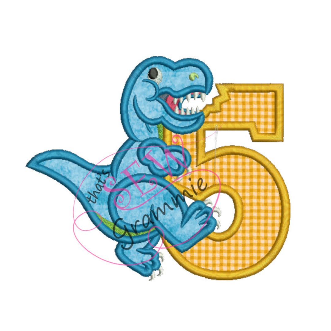 T-rex Number FIVE - Etsy