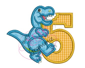 T Rex Complete Number Set 1-6 | Etsy