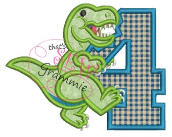 T Rex Complete Number Set 1-6 | Etsy