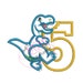 T-rex Number FIVE - Etsy