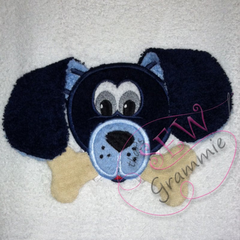 Puppy Applique - Etsy