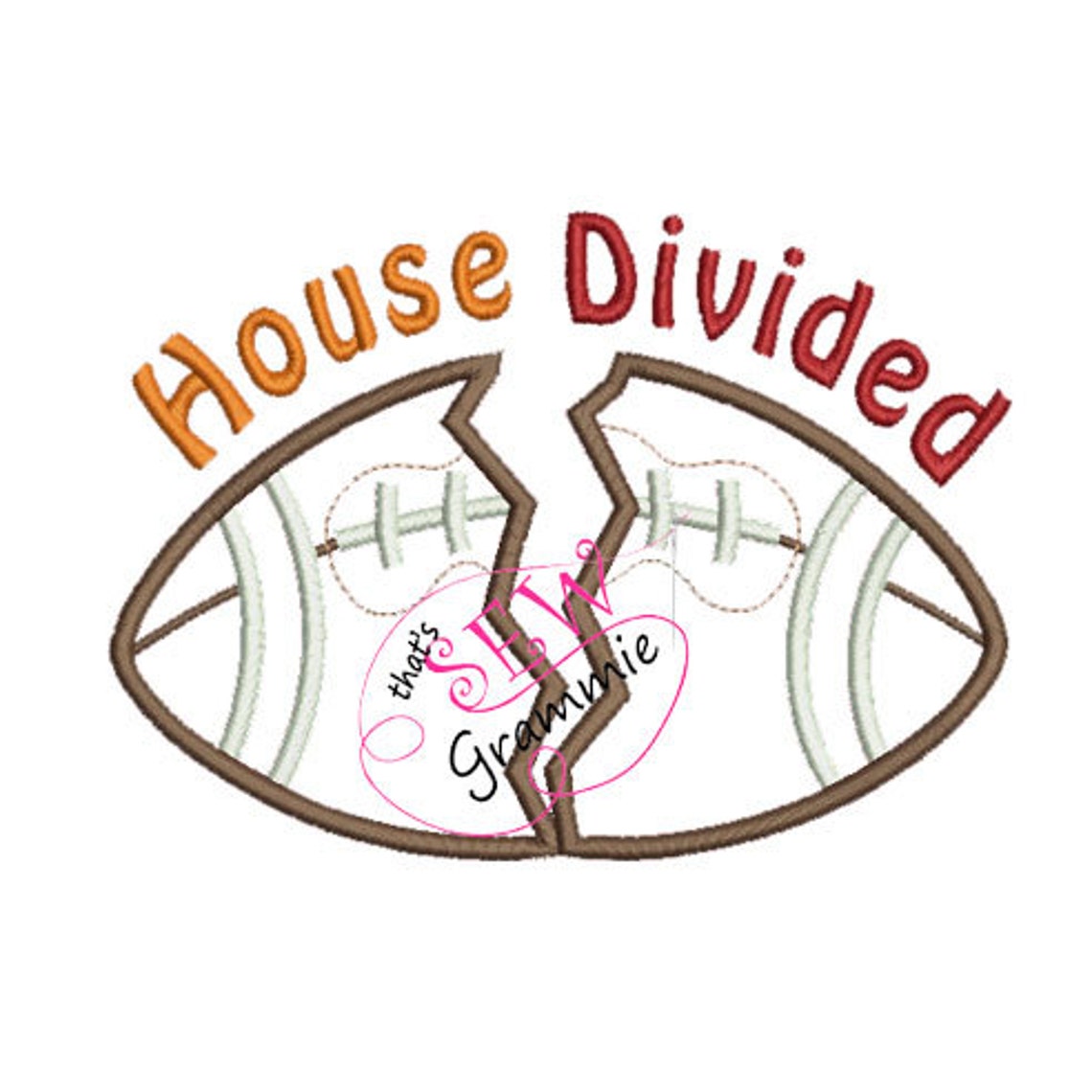 House Divided Football - Etsy