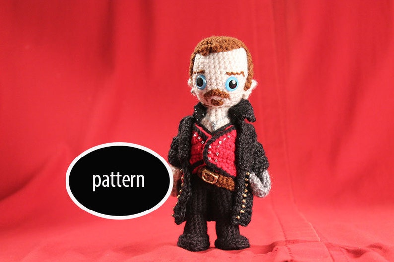 Pattern for Captain Hook Once Upon a Time Ami - Etsy