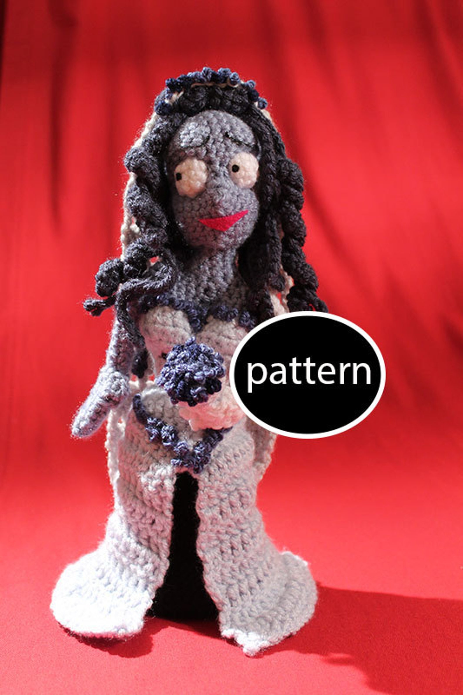 Pattern for Corpse Bride Amigurumi - Etsy