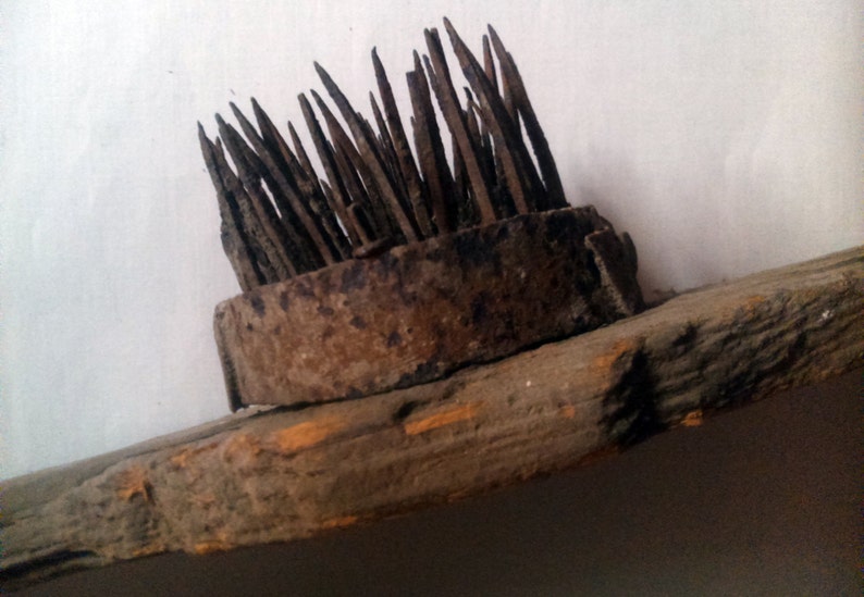 Rare Primitive Romanian Flax Heckle or Hemp Wool Comb Teasel - Etsy