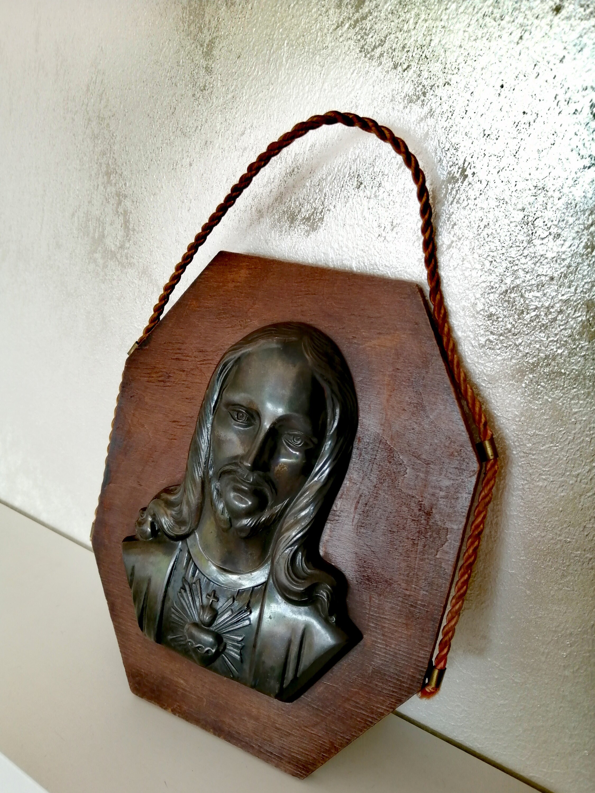 Vintage Religious Icon Jesus Christ Religion Wall Hanging God Totem ...