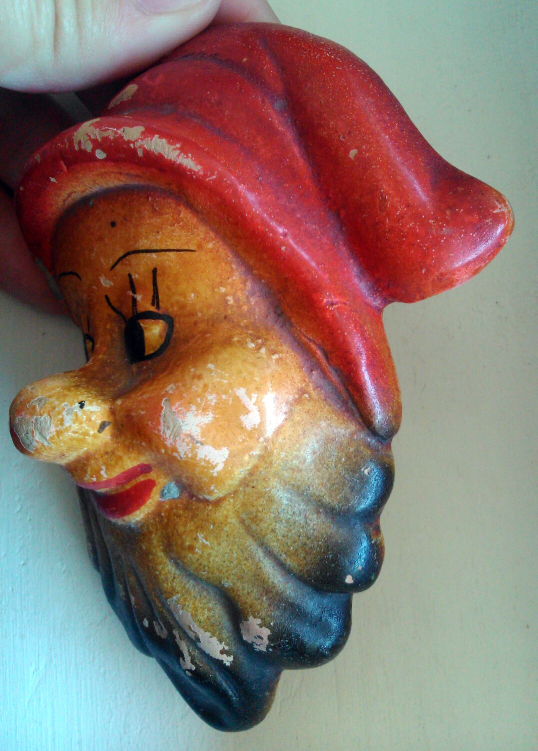 Vintage Disney Classic White Snow Smurf Smurfs Dwarf Dwarfs Plaster ...