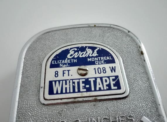 Vintage American Inside Tape Measure Retractable 8 Feet Ruler USA Made Measurement 8 Foot Etsy UK