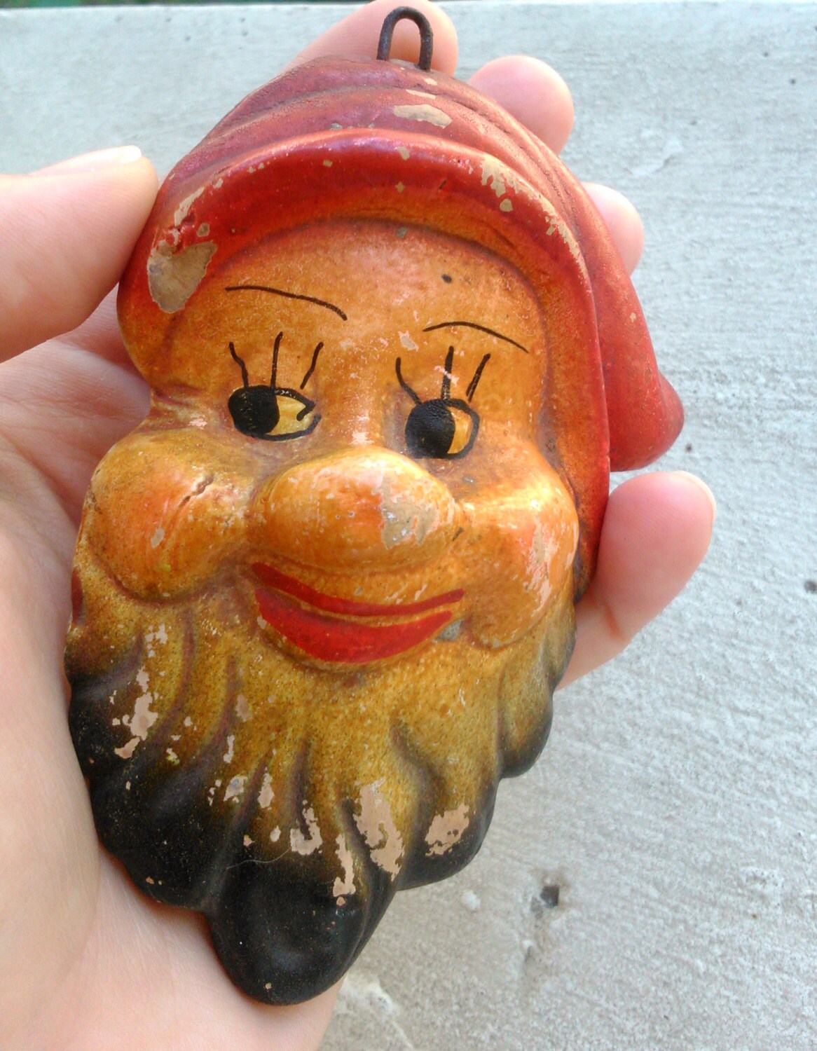 Vintage Disney Classic White Snow Smurf Smurfs Dwarf Dwarfs Plaster ...