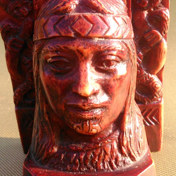 Resin Native American Statue - Etsy