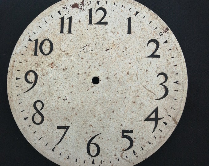 Antique Clock Dials, Shield Dial Wood Painted, Wag On - Etsy