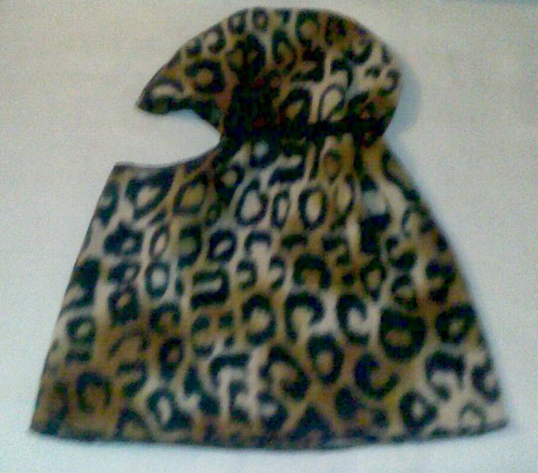 Leopard Animal Print Design Polar Fleece Mask Hat Hood - Etsy