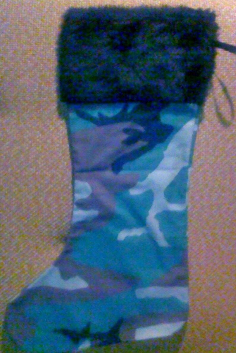 Woodland Camo Design Christmas Stocking - Etsy