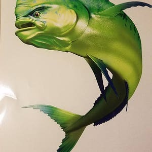High Resolution Mahi Decal, Mahi Mahi Boat Decal, Fish Graphics, Dorado ...