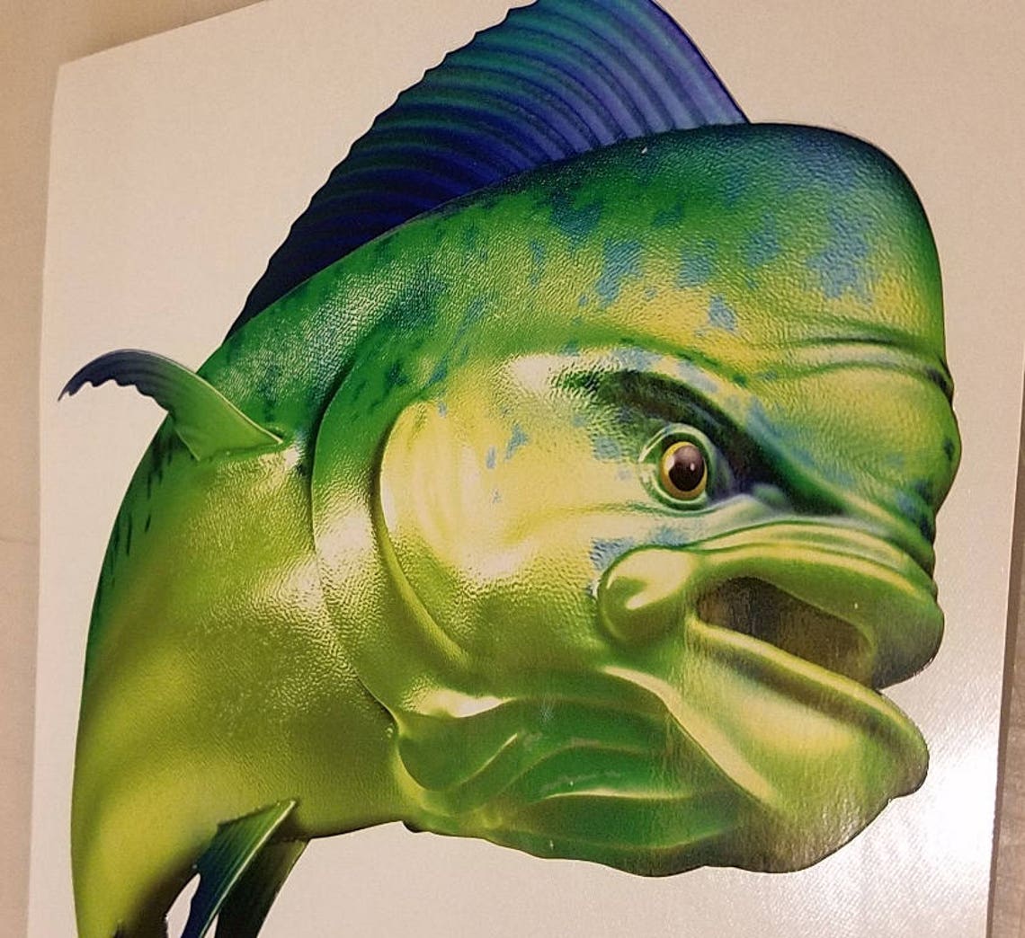 High Resolution Mahi Decal, Mahi Mahi Boat Decal, Fish Graphics, Dorado ...