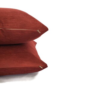 Solid Burgundy Wine Red Velvet Pillow Cover - 20" X 20" Accent Ruby Red ...