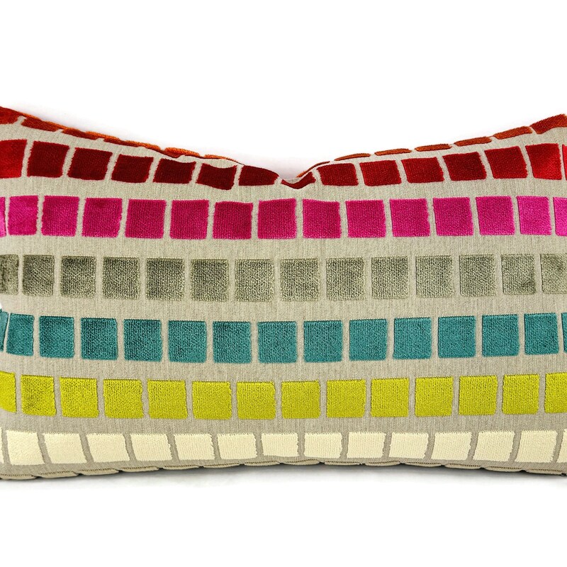 Multi Color Pillow - Etsy