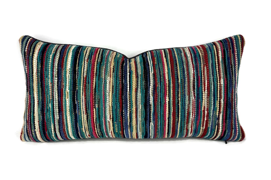 Kravet Design Edging in Big Sky Pillow Cover - 10" X 20" Multi Color ...