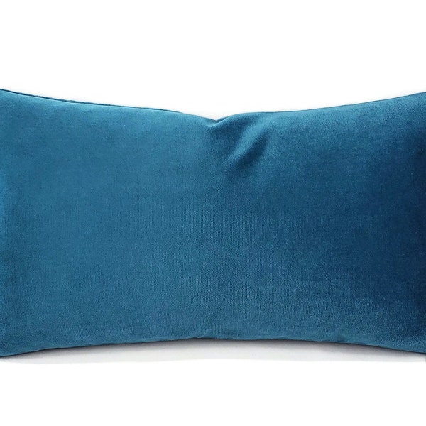 Bright Blue Pillow - Etsy